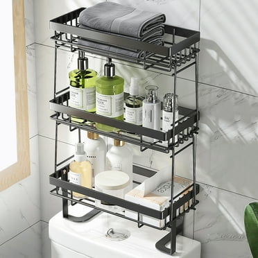Kalageen over the Toilet Storage,3-Tier Bathroom Shelves with Towels ...