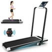 2 in 1 Walking Pad with Adjustable Handles, 2.5HP Under Desk Treadmill ...