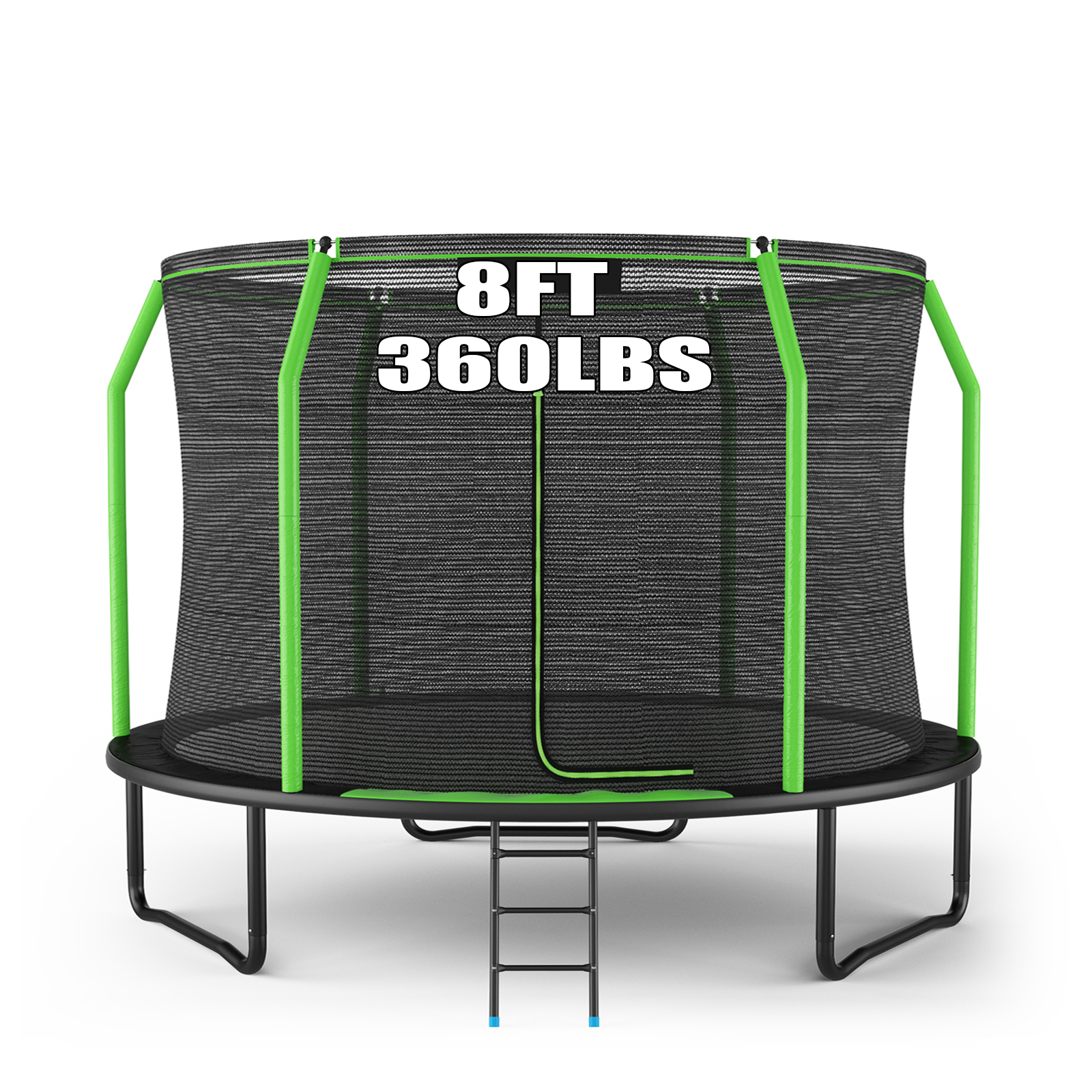 Pure Fun 36-inch Monster Plush Jumper Kids Trampoline with Handrail ...