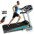 Simpfree Treadmill with 15-Level Auto Incline, 300LBS Electric ...