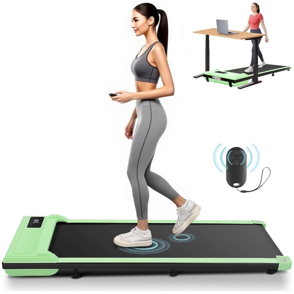 Walking Pad Treadmill, 2.5HP Under Desk Treadmill with Remote Control ...