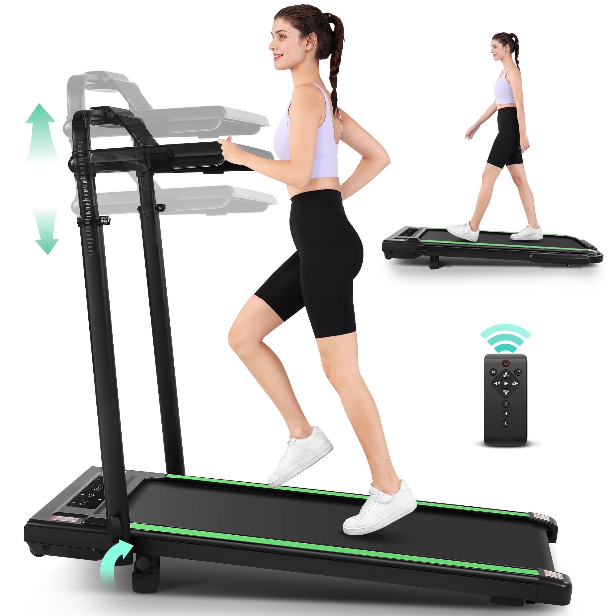 Simpfree 3 in 1 Under Desk Treadmill with Removable Desk, Walking Pad ...