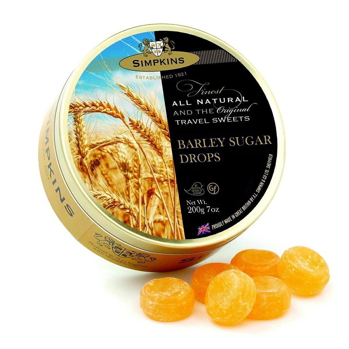 Simpkins 200g Tins Barley Sugar Drops - Walmart.com