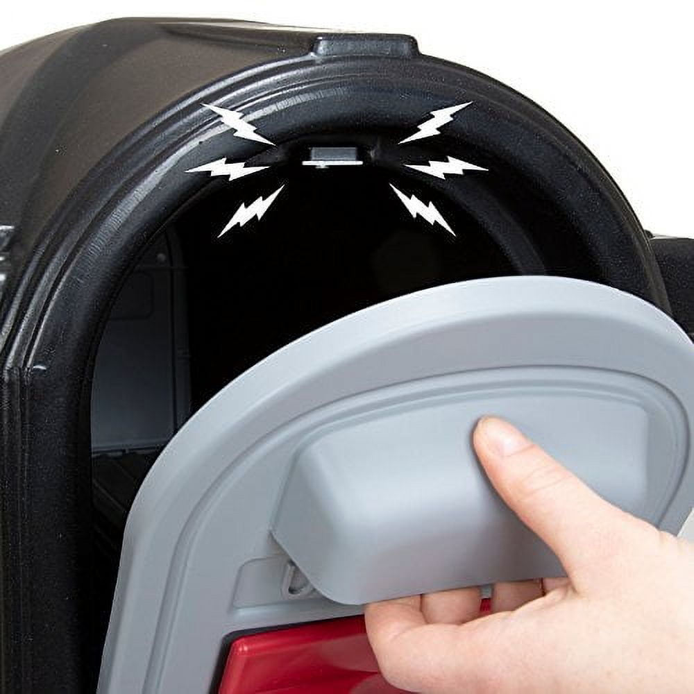 Simplay3 Classic Plastic Residential Mailbox & Post Mount Combo Kit ...