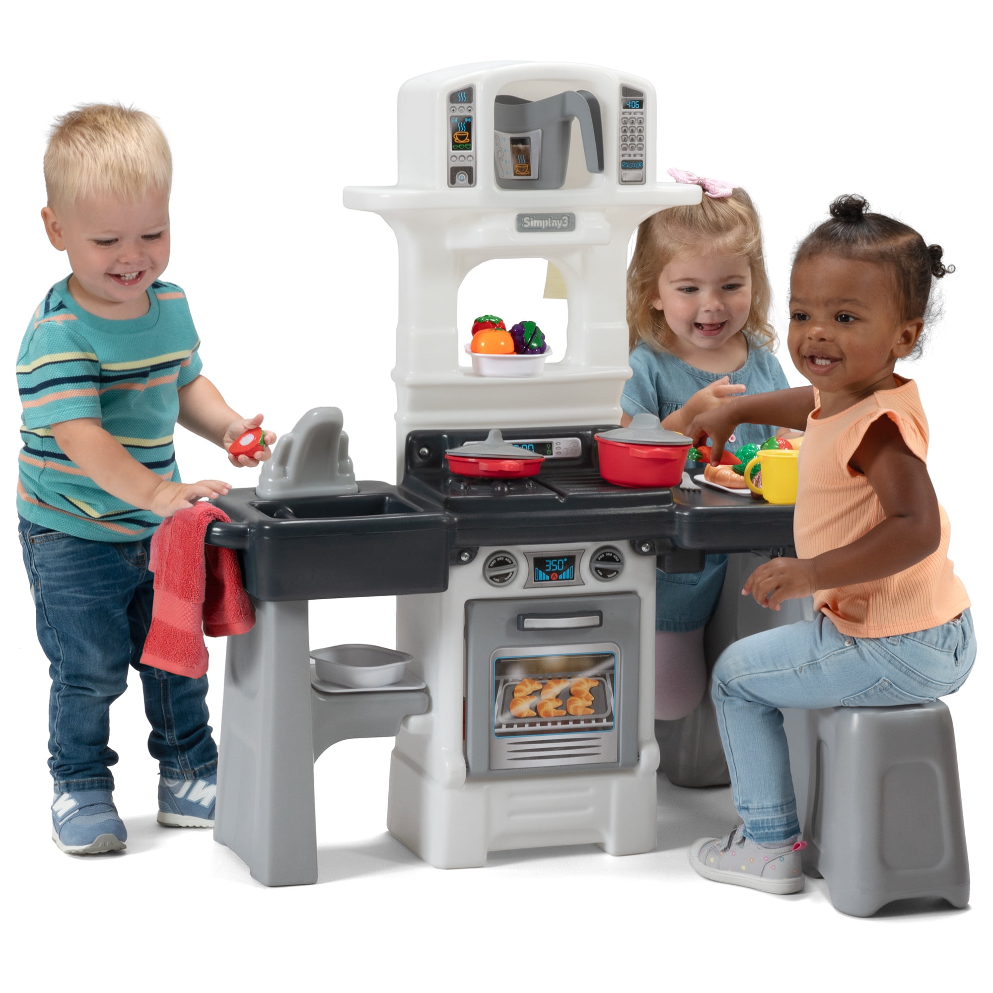 Simplay3 Cooking Kids Dine-In Kitchen Set - Walmart.com