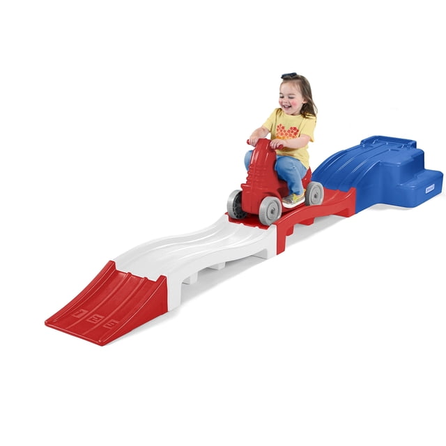 Simplay3 Deluxe Expandable Growing Kids Roller Coaster Red, White and ...