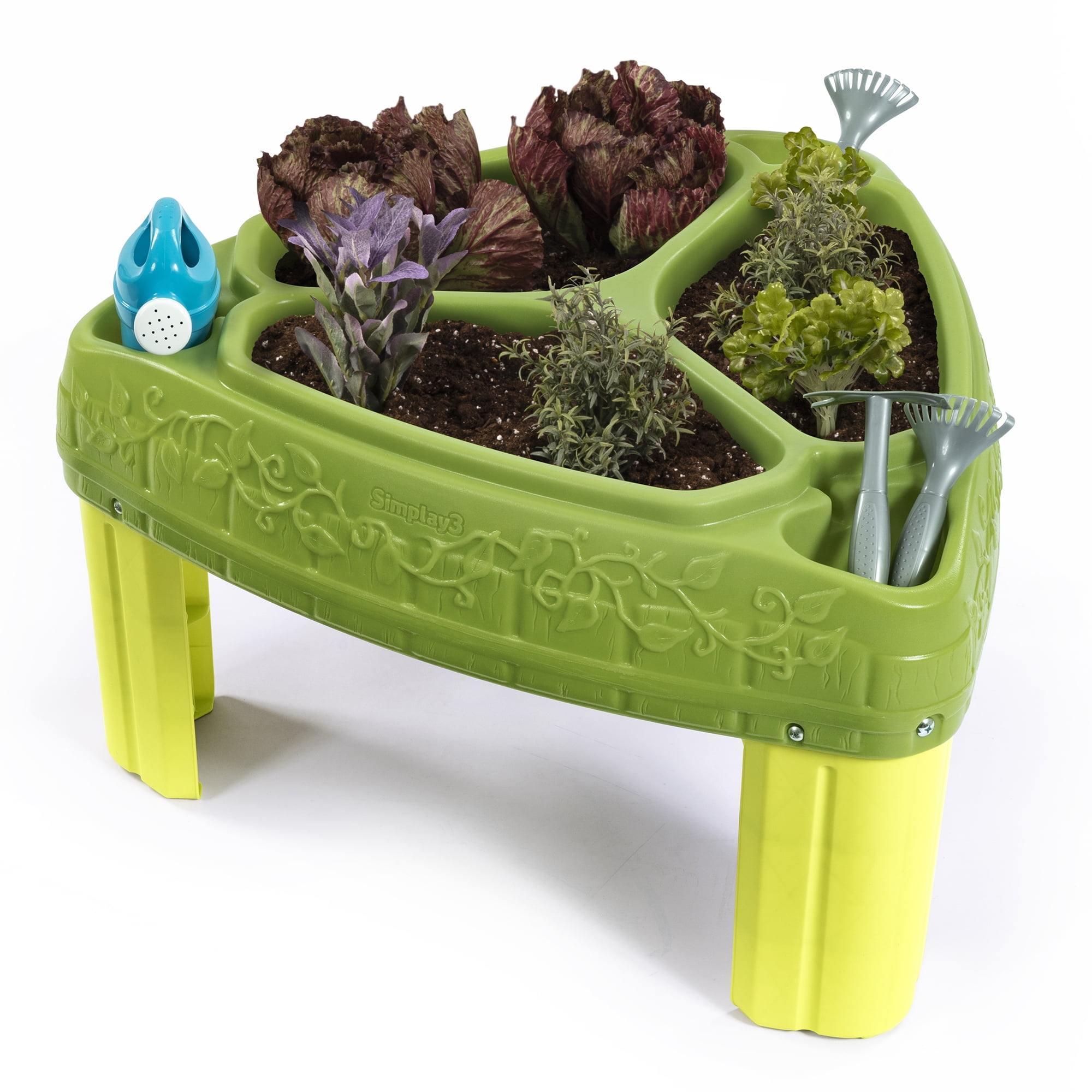 Simplay3, Seed to Sprout Raised Garden Planter, Kids' Garden Bed ...