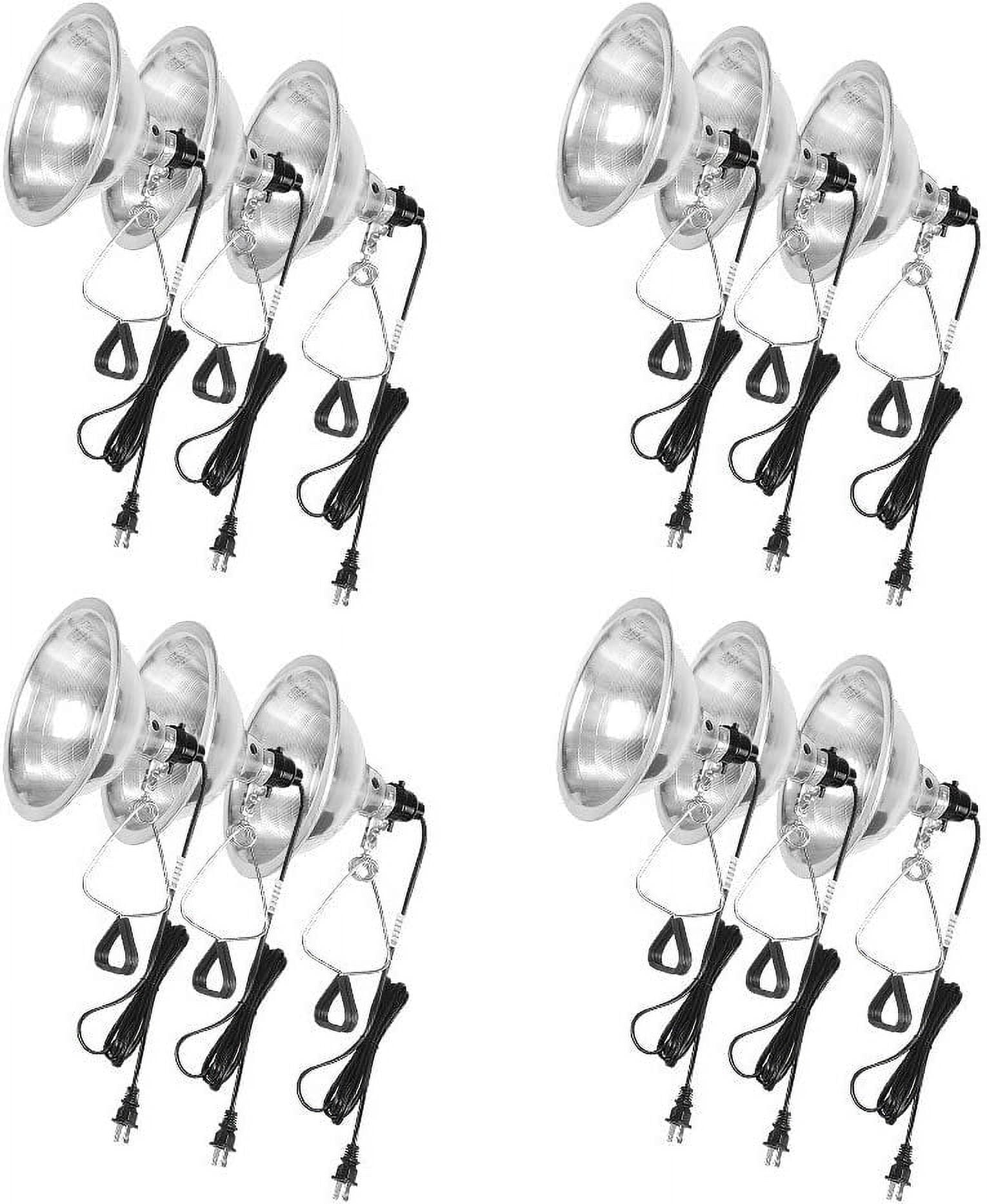 Simple 12-Pack Clamp Lamp Light with 8.5 Inch Aluminum Reflector up to ...