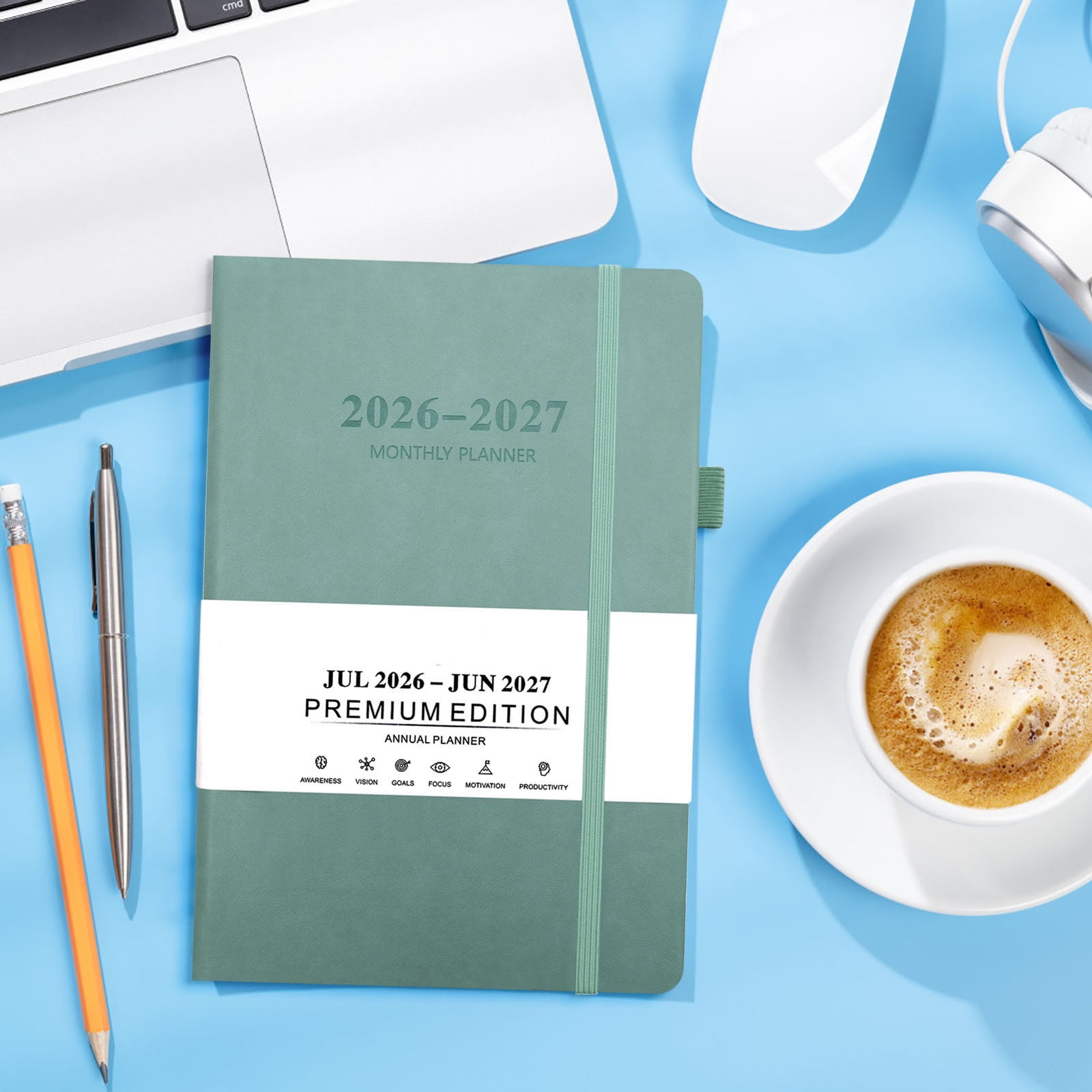 Simple A5 Schedule Notebook 2026-2027 Bilingual - Chinese English ...