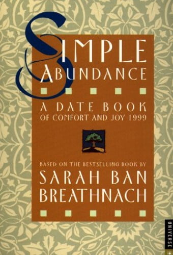Pre-Owned Simple Abundance Date Book: 1999 Paperback - Walmart.com