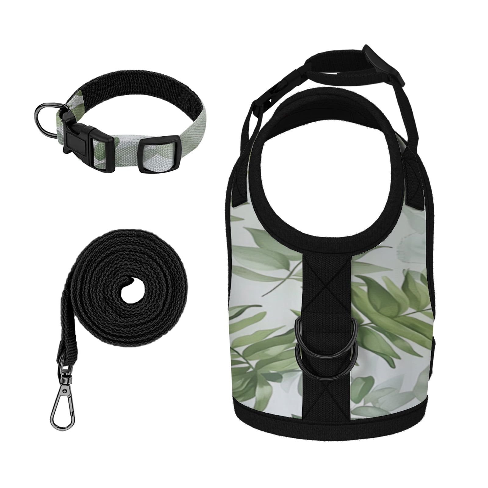 Simple Adjustable No-Pull Step-In Dog Harness & Leash Set for Puppy ...