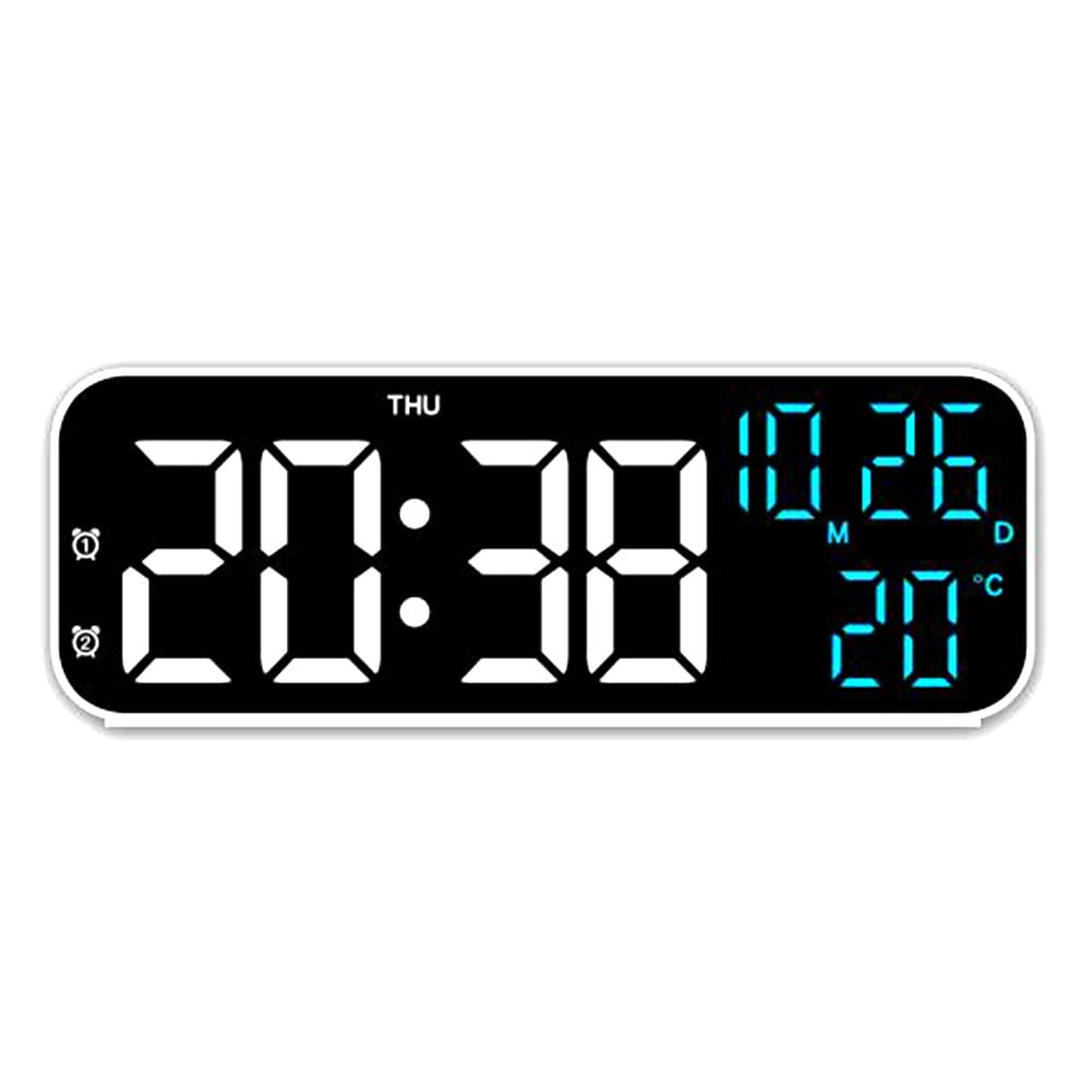 Simple Alarm Clock Multi-Function LED Multi-Set Alarm Clock 9-Inch ...