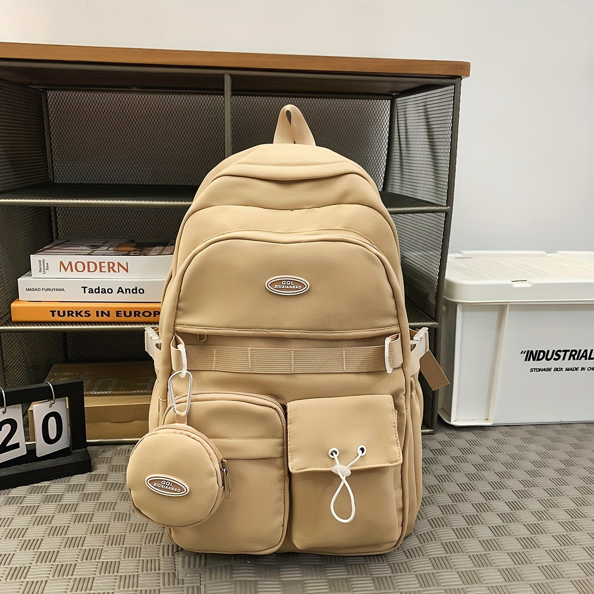Simple And Spacious Backpack, Suitable For Sports And Travel, For High ...