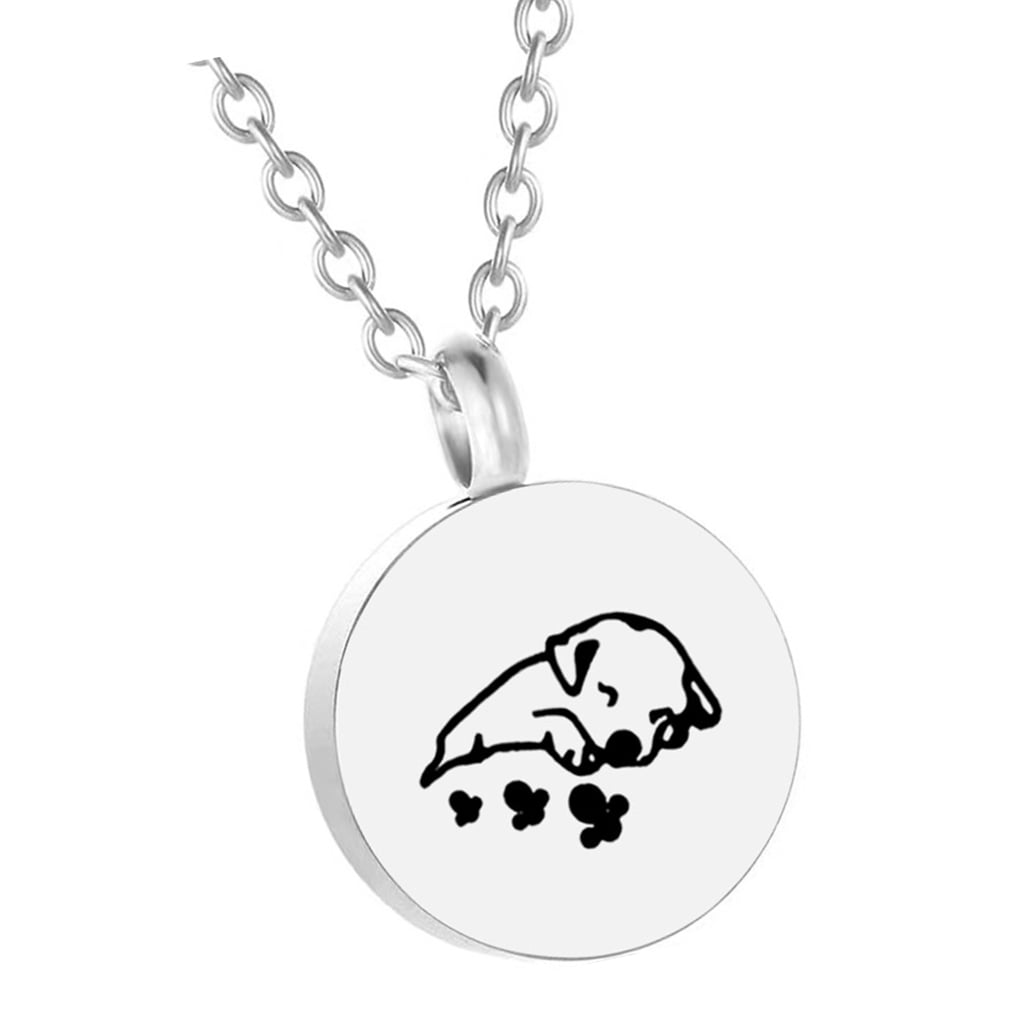 Simple Ashes Locket Memorial Jewelry Cremation Box Daily Wear Metal ...