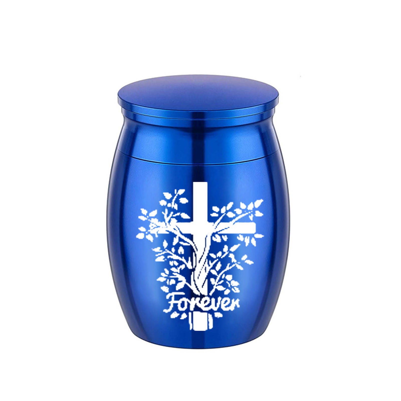Simple Ashes Urn Memorial Jewelry Cremation Box Metal Jar Cremation ...