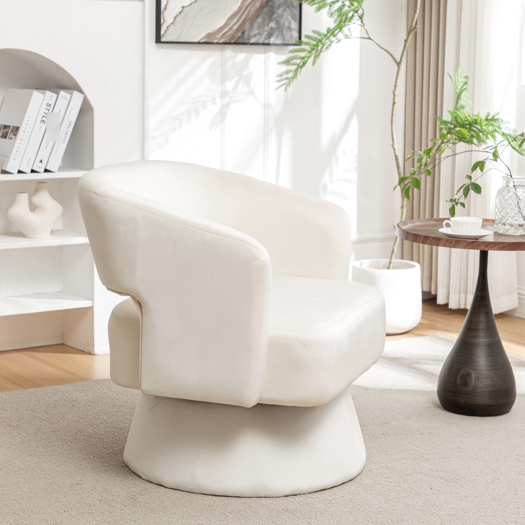 Simple Assembly Barrel Chair - Hassle-Free Setup for Anywhere - Walmart.com