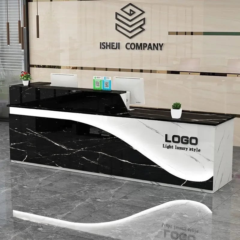 Simple Barber Shop Reception Desks Beauty Salon Hairdressing Company ...