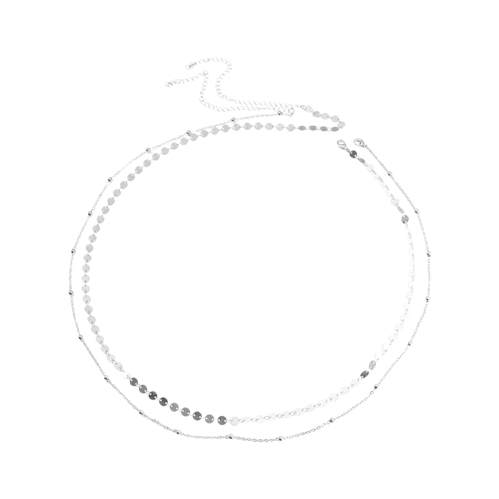 Simple Belly Chain Waist with Imitation Pearls Charm, Silver/Gold Body ...