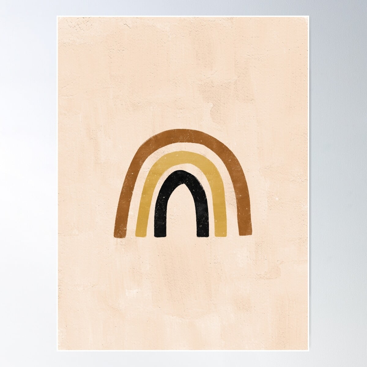 Simple Boho Rainbow, Minimalistic Rainbow Poster Wall Art, Modern Wall ...