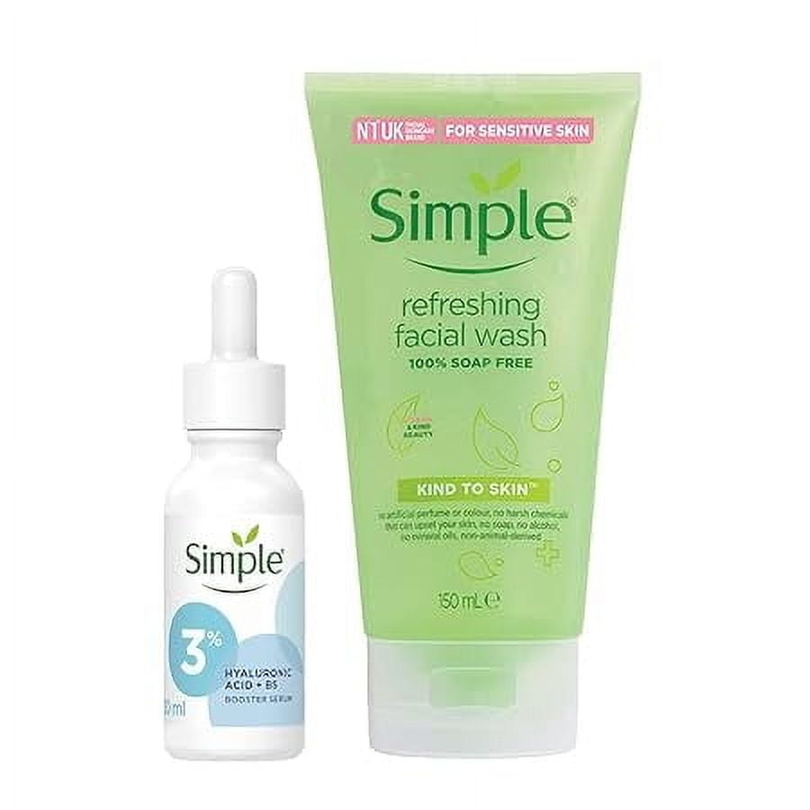 Simple Booster Serum 3% Hyaluronic Acid + B5 For Deep Hydration, 30 ml+ ...