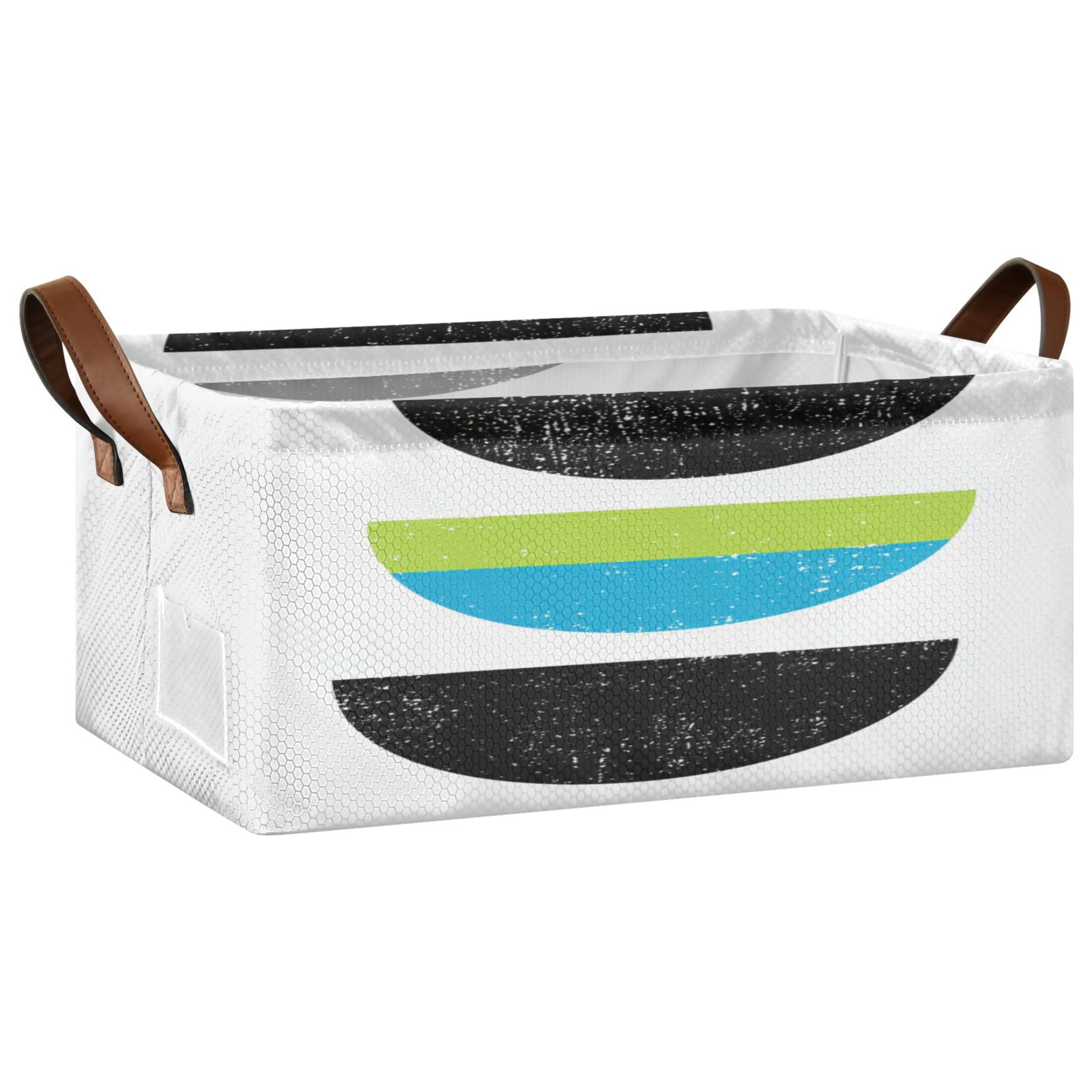 Simple Bowl Pattern Open Home Storage Bins Foldable Metal Frame Shelf ...