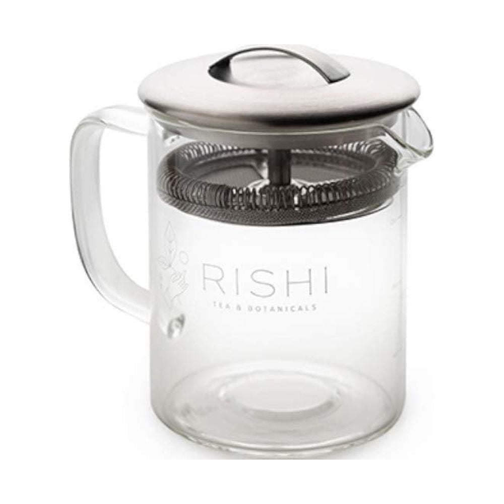 Simple Brew Teapot - For 12oz Loose Tea Preparation, Built-in Strainer, Everyday Teaware, Easy ...