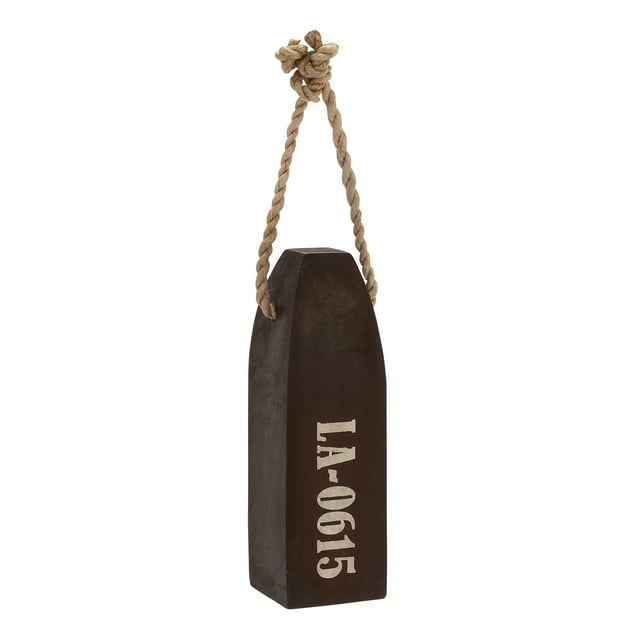 Simple But Lifelike Wood Bouy With Rope - Walmart.com