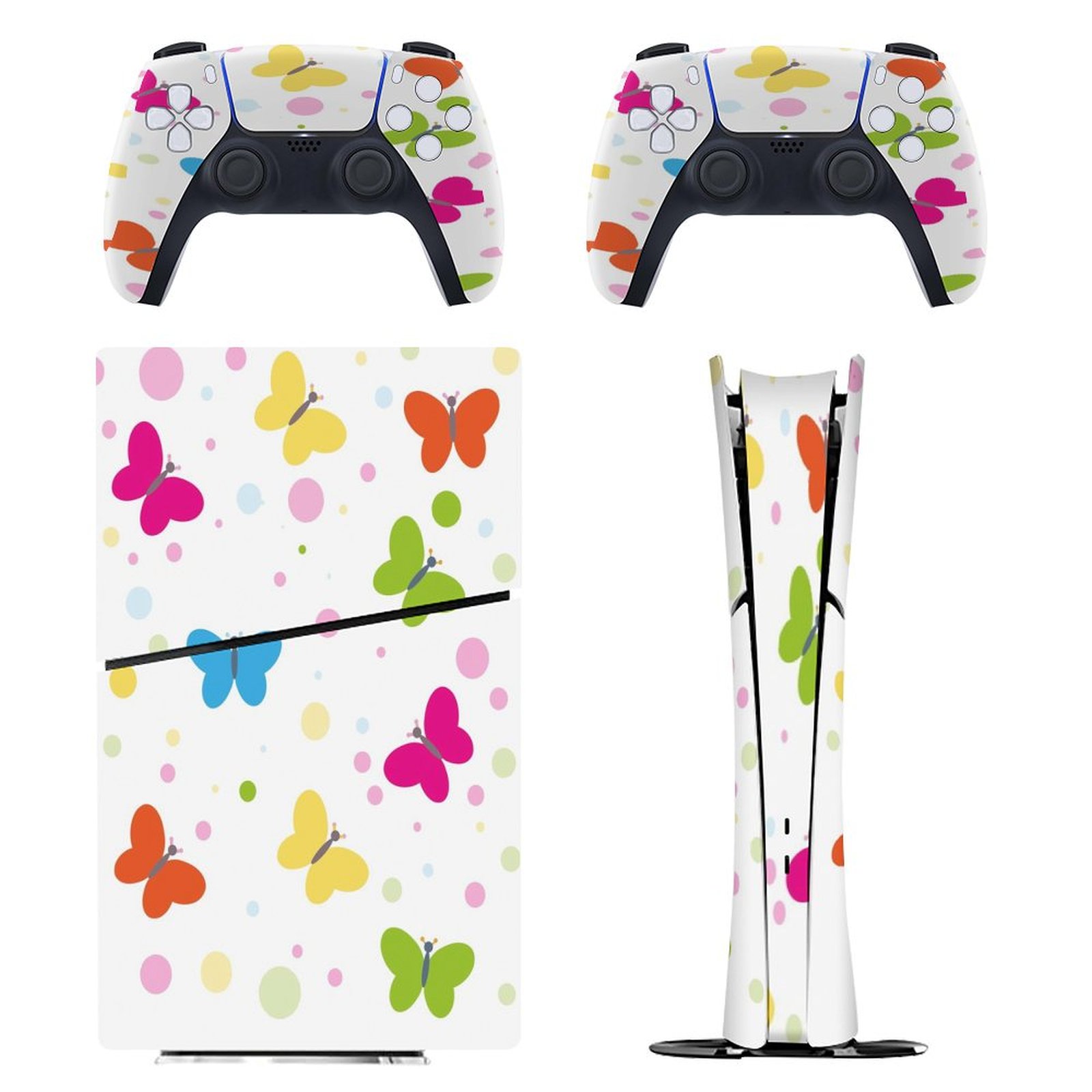 Simple, Butterfly. PS5/PS5 Slim Digital Disc Skin Sticker For Console ...