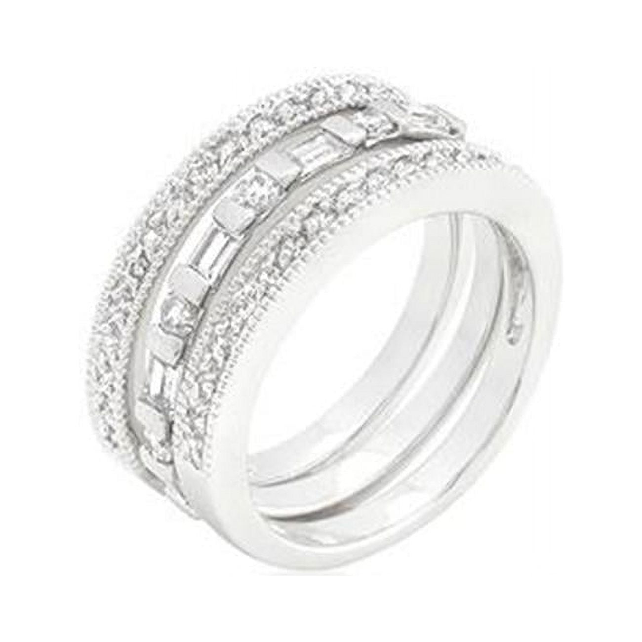 Simple CZ Ring Set, Size : 07 - Walmart.com