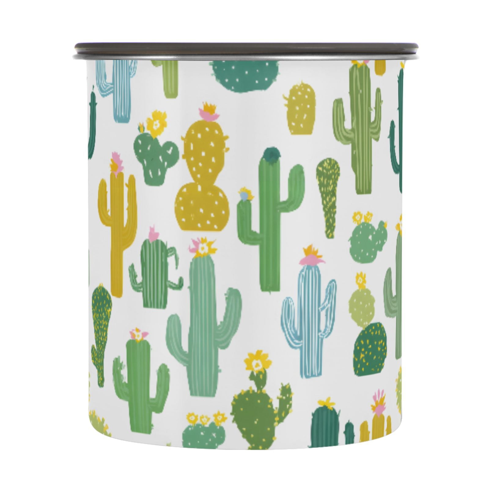 Simple Cactus Airtight Coffee Bean Canister 30oz Food Storage ...