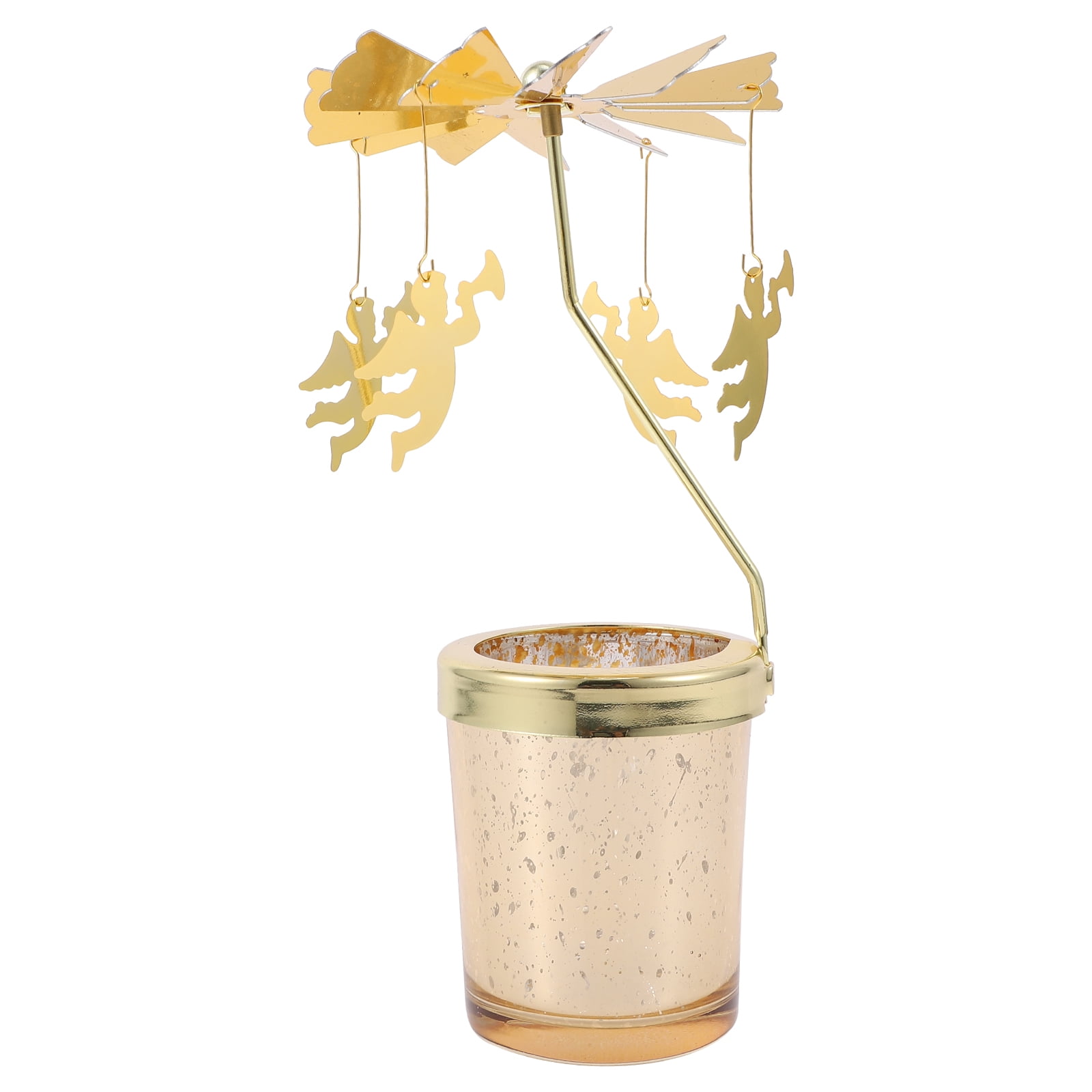 Simple Candle Display Rack, Rotating Candlestick Tabletop Candlestick ...