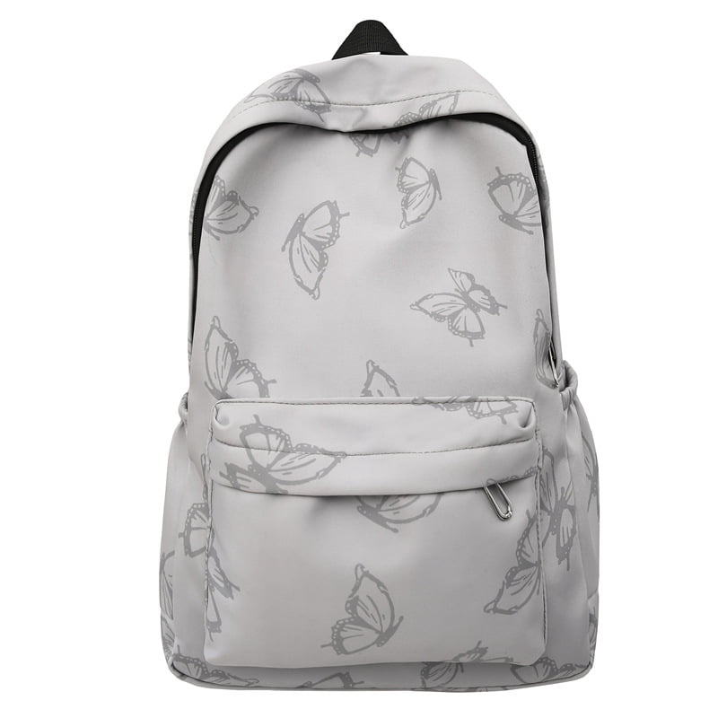 Simple Cartoon Butterfly Backpack Large Capacity Lightweight Travel ...