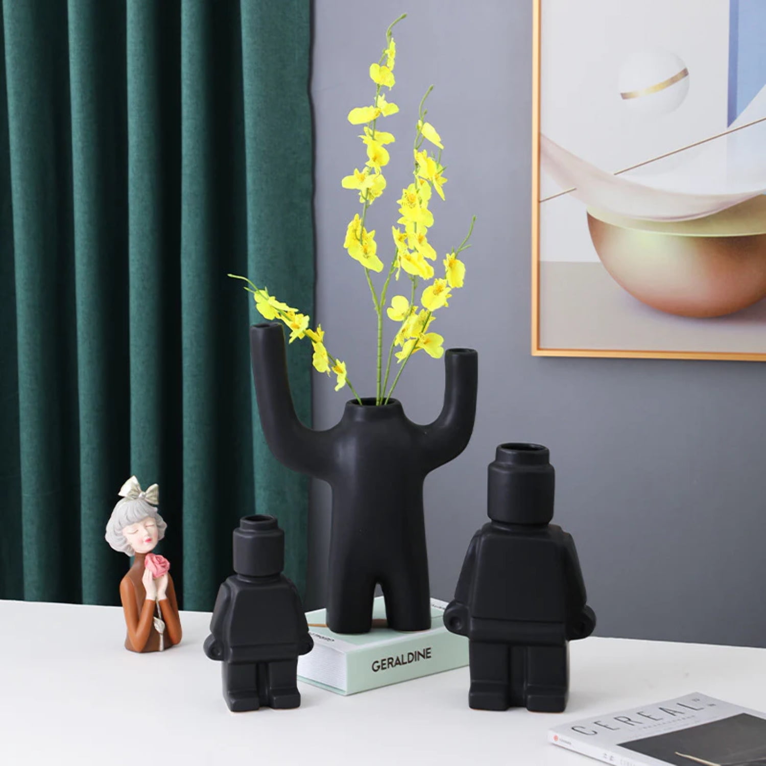 Simple Ceramic Vase Creative Home Decoration - Walmart.com