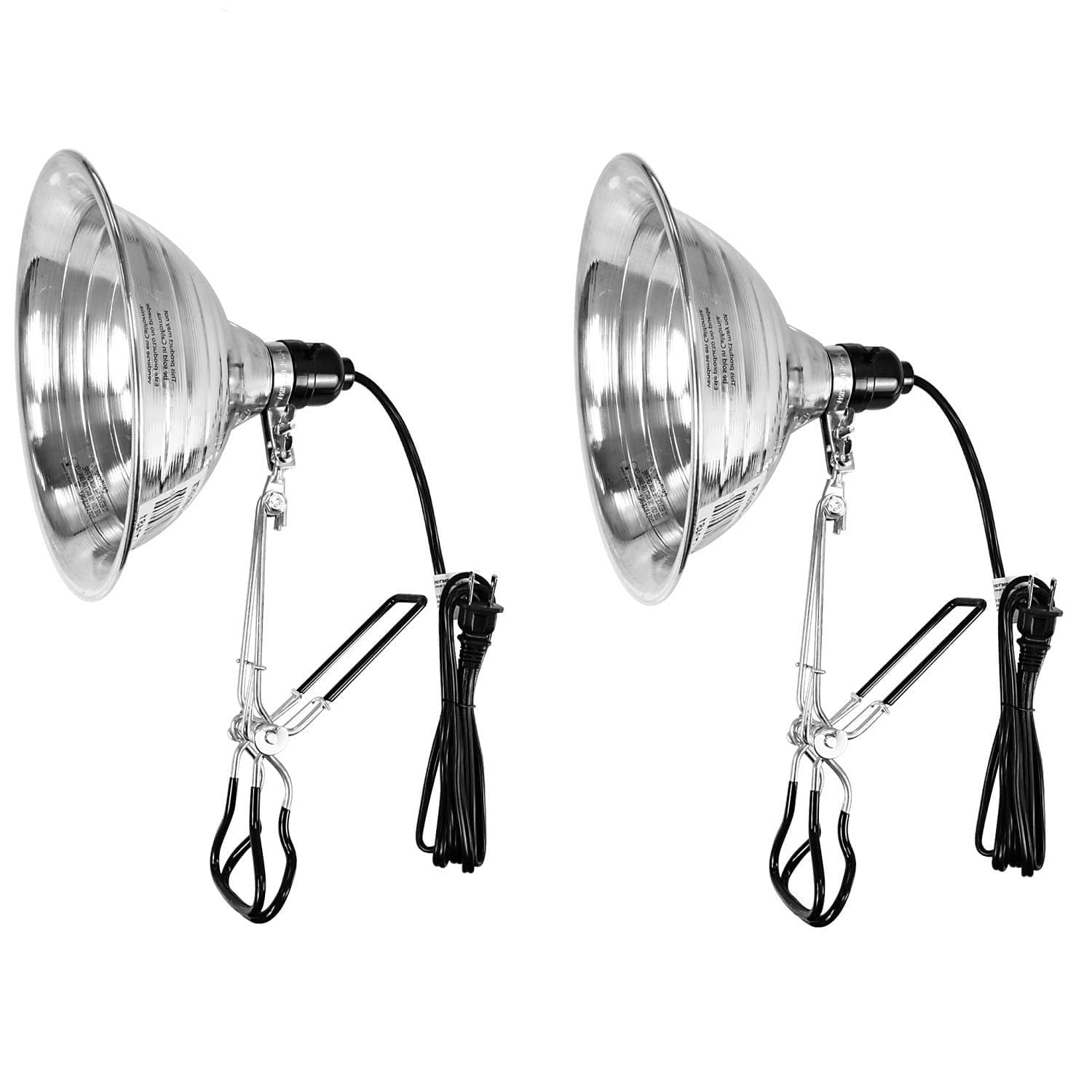 Simple Clamp Lamp Light with Detachable 8.5 Inch Aluminum Reflector and ...