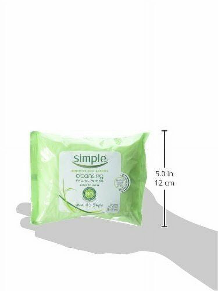 Simple Kind to Skin Facial Wipes Cleansing 25 ct (Pack of 2) - Walmart.com