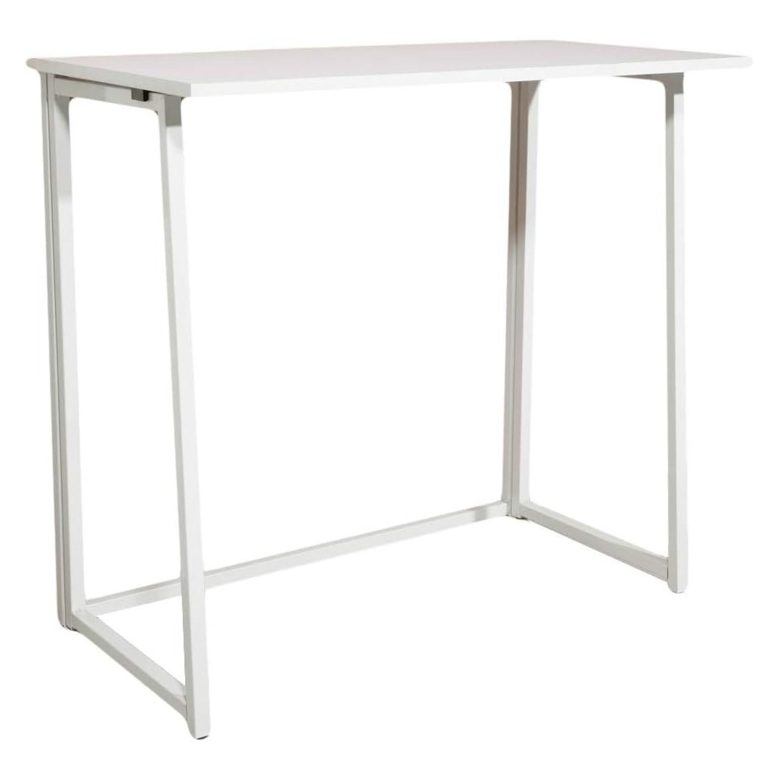 Simple Collapsible Computer Desk,Folding Computer Desk for Small Spaces,Space-Saving Home Office ...