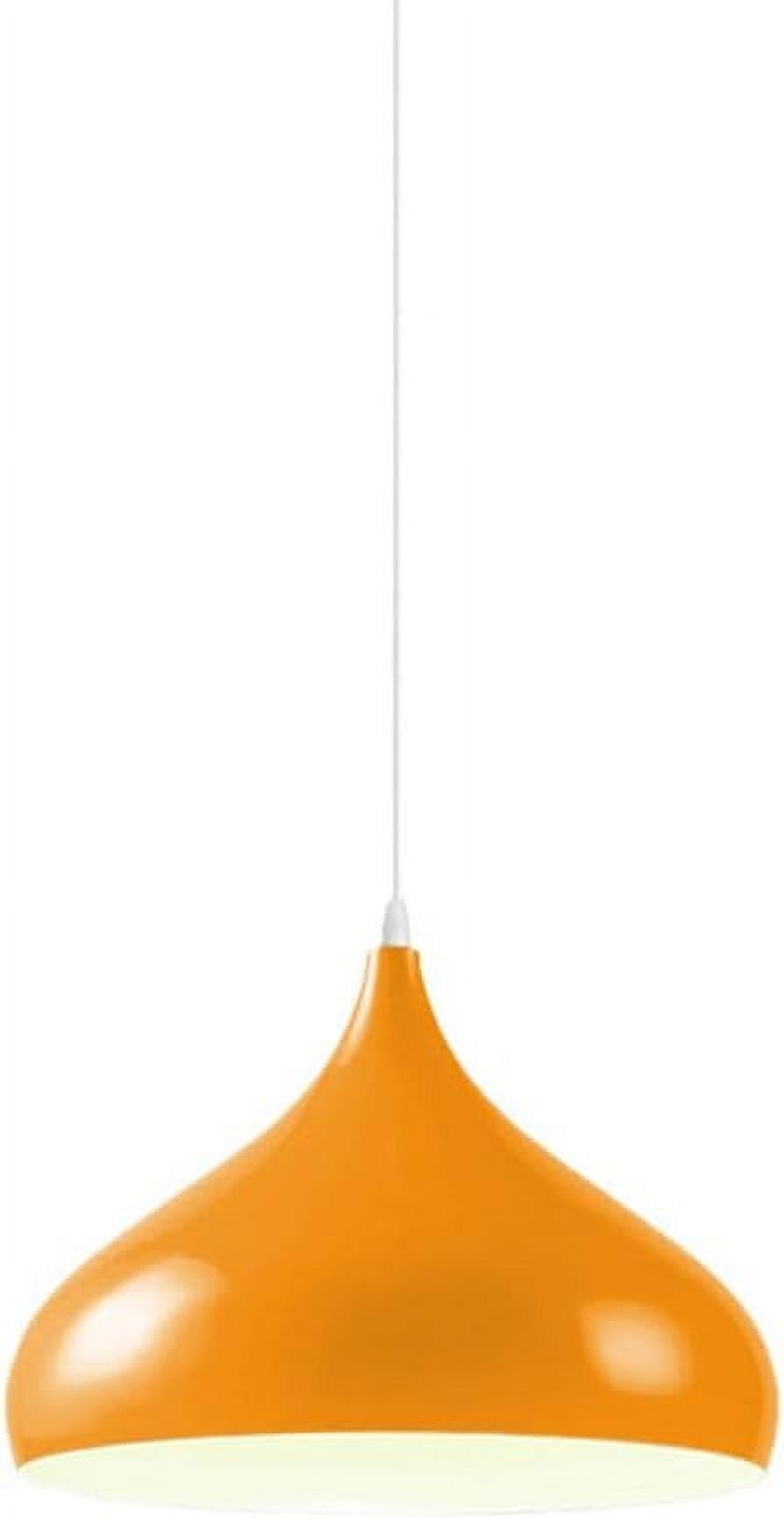 Simple Colorful Metal Pendant Light Fixture for Kitchen Island, Retro Farmhouse Pendant Lighting ...