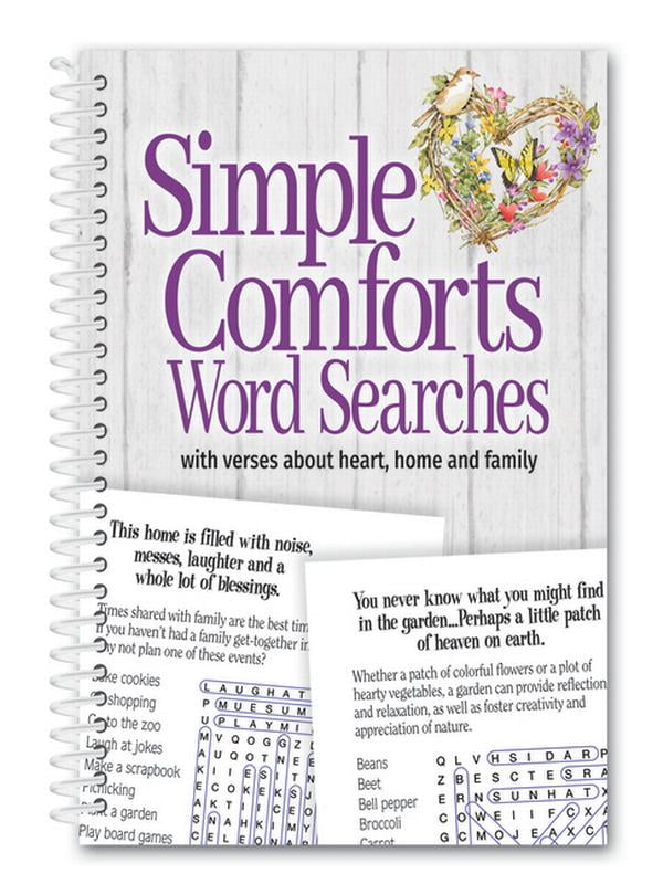 Simple Comforts Word Searches, (Spiral-Bound) - Walmart.com