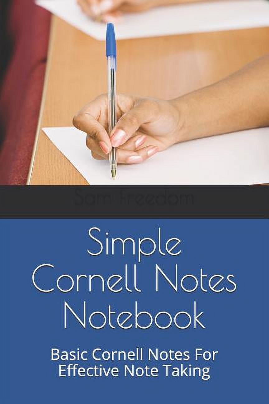 Simple Cornell Notes Notebook: Basic Cornell Notes for Effective Note ...