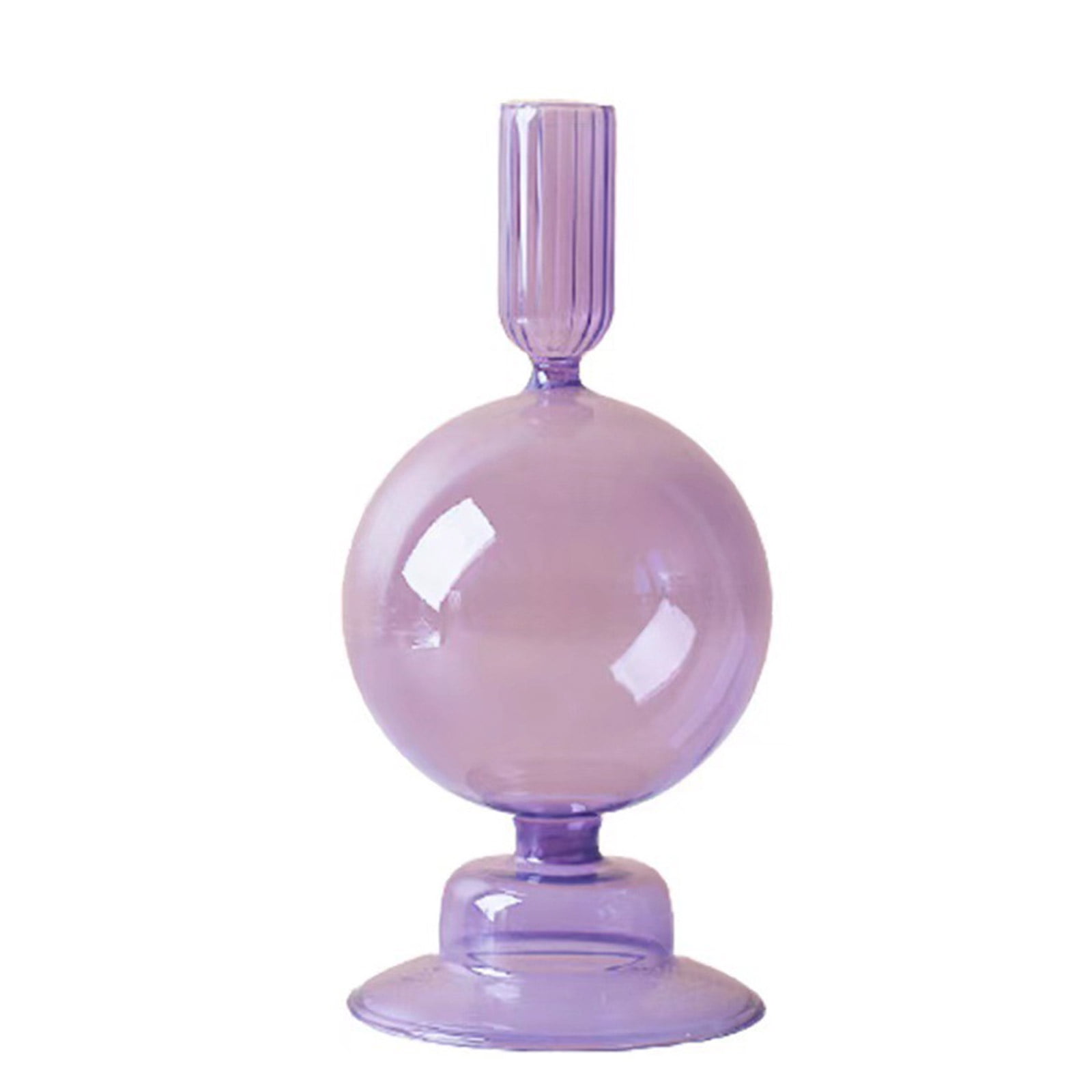 Simple Creative Glass Vase Candlestick Waves Bubbles Stacking ...