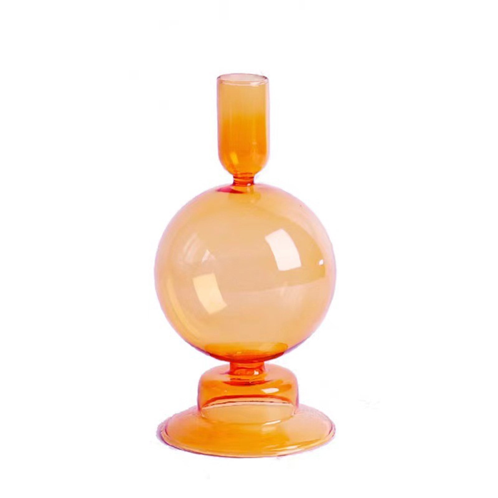 Simple Creative Glass Vase Candlestick Waves Bubbles Stacking ...