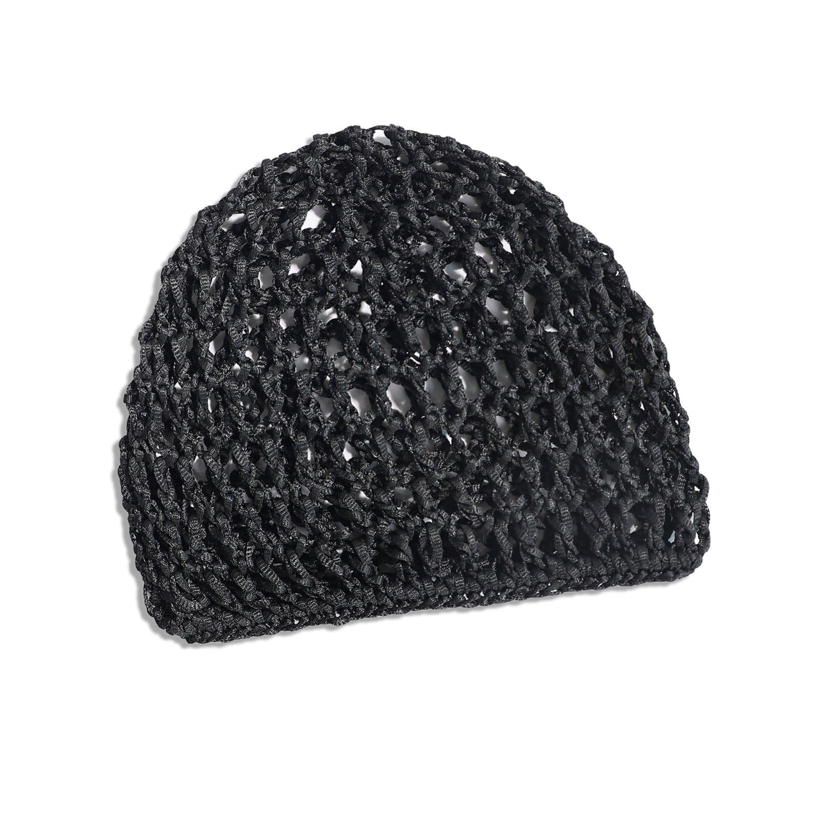 Simple Crochet Hair Net Hollowed Design Skull Hat Openwork Brimless ...