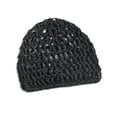 Simple Crochet Hair Net Hollowed Design Skull Hat Openwork Brimless ...