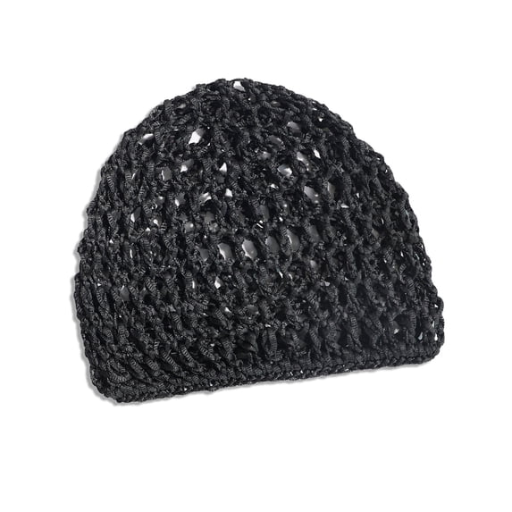 Simple Crochet Hair Net Hollowed Design Skull Hat Openwork Brimless ...
