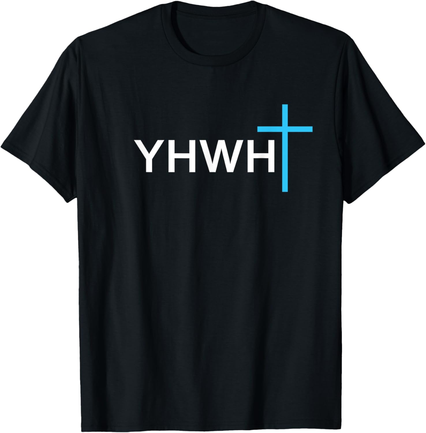 Simple Cross YHWH Yahweh Christian Jesus Name T-Shirt - Walmart.com