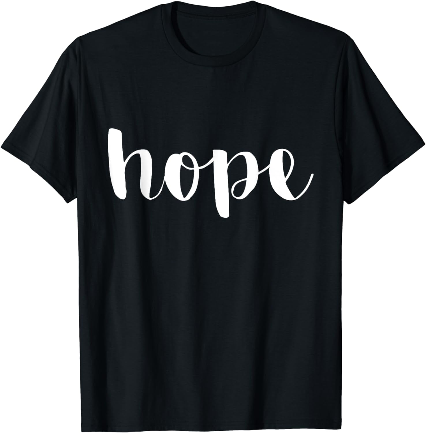 Simple Cursive Hope T-Shirt - Walmart.com