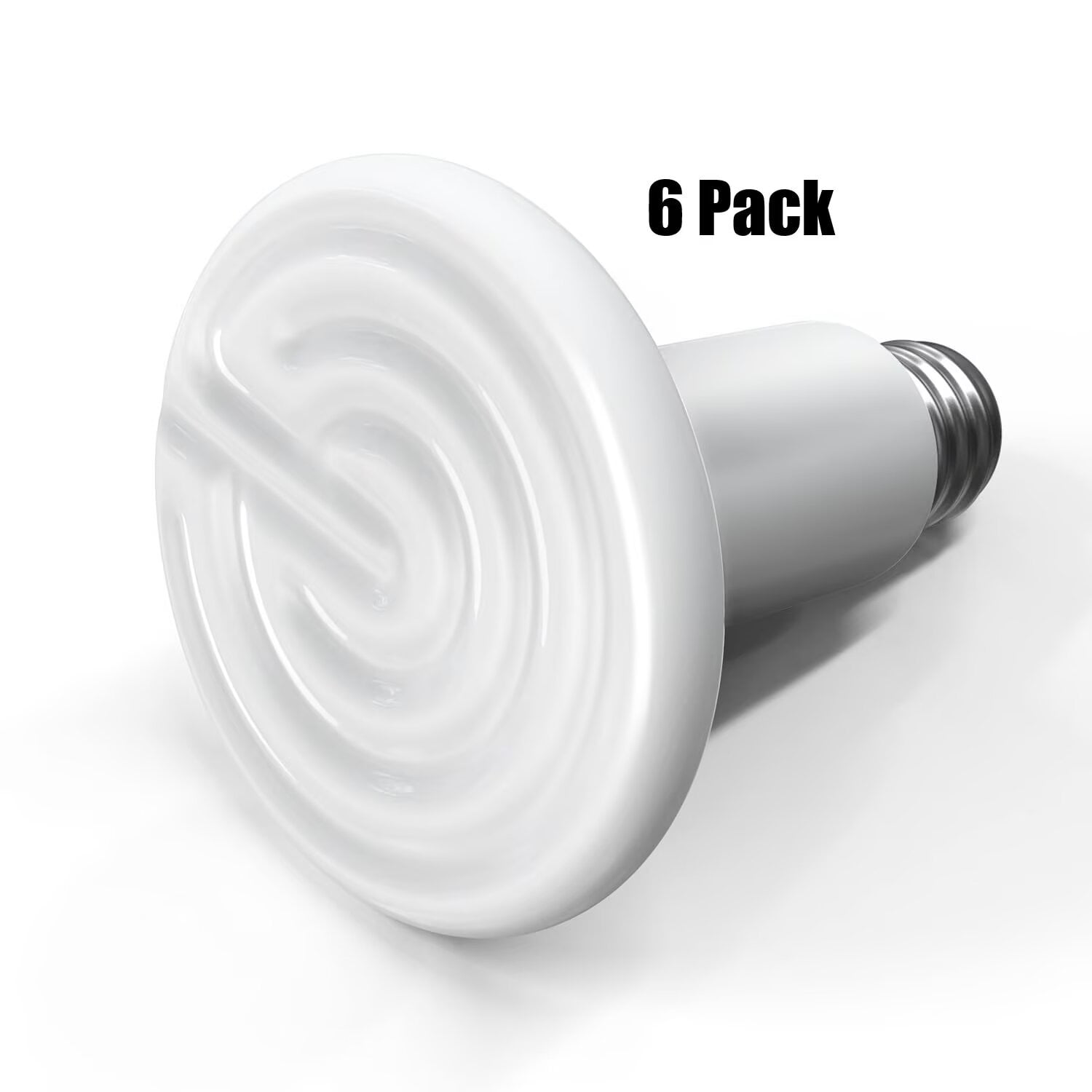 Simple Deluxe 100W Ceramic Heat Emitter Reptile Heat Lamp Bulb No Light ...