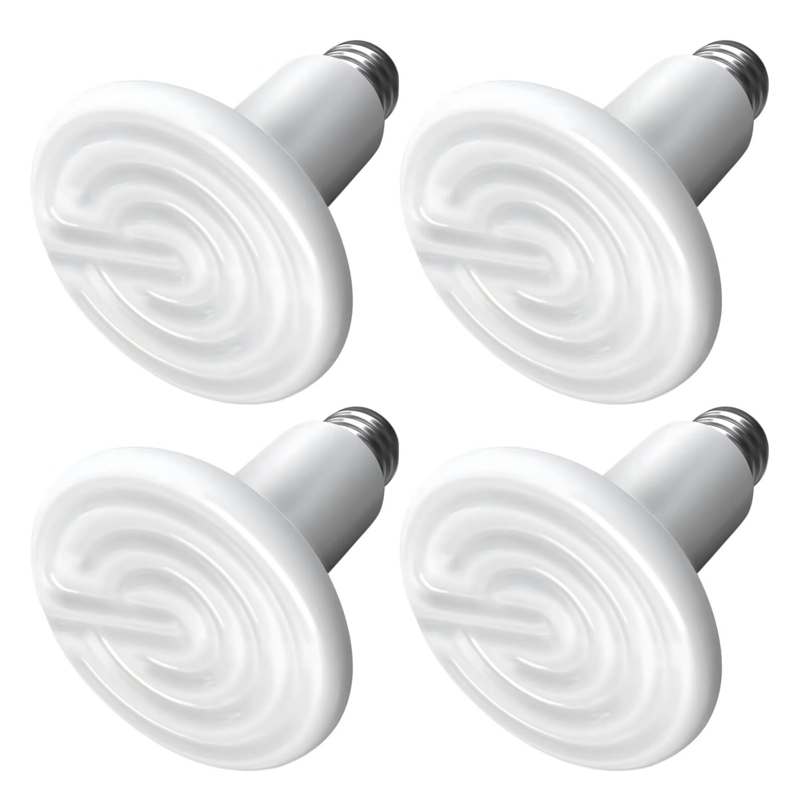 Simple Deluxe 100W Ceramic Heat Emitter Reptile Heat Lamp Bulb No Light ...