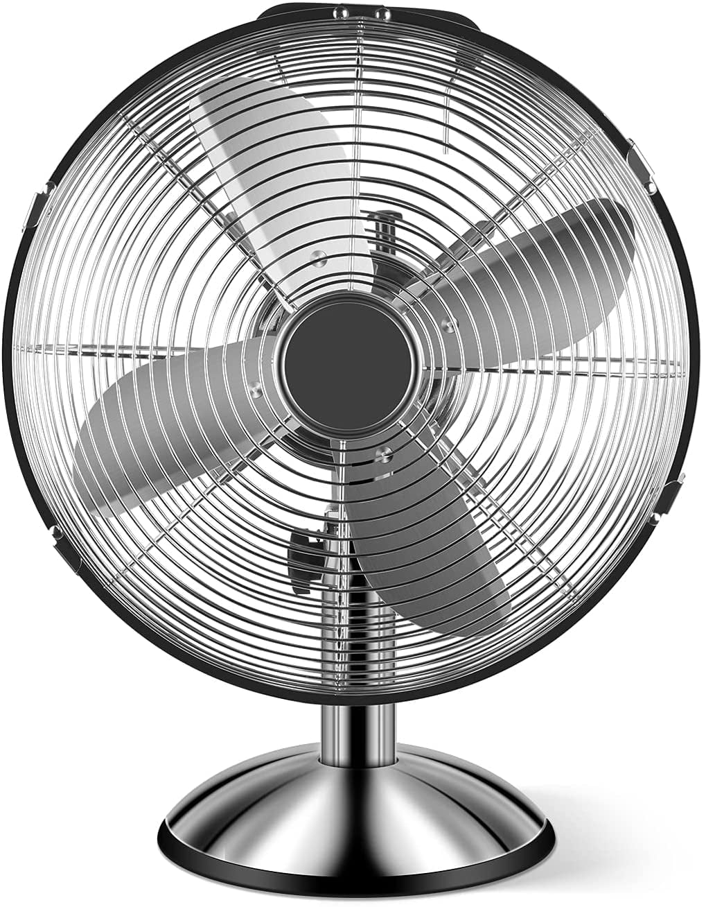 Simple Deluxe 12 Inch Stand Fan, Horizontal Ocillation 75°, 3 Settings ...