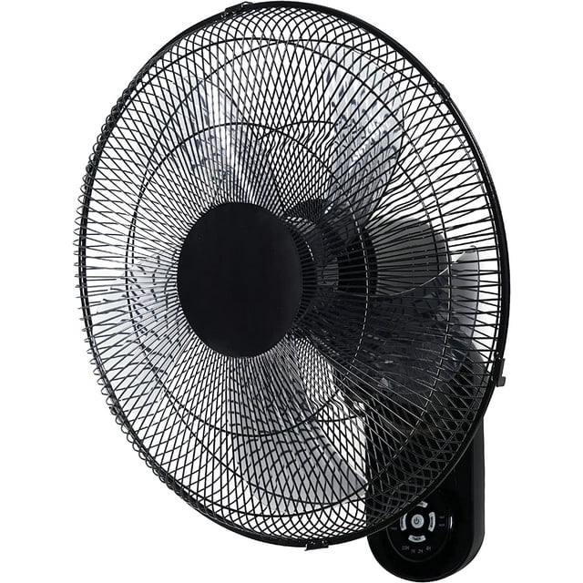 Simple Deluxe 18 inch Wall Mount Fan with 3-Speed Oscillation and ...